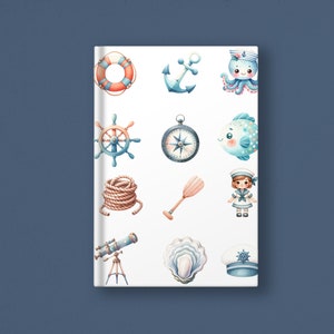 Little Sailor Watercolor Clipart,sailor Watercolor,sailboat Clipart ...