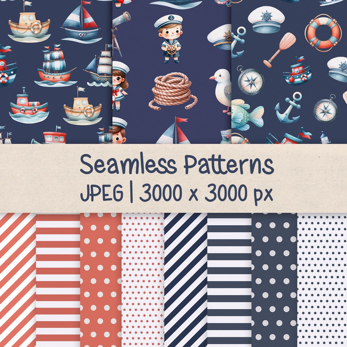 Little Sailor Watercolor Clipart,sailor Watercolor,sailboat Clipart ...