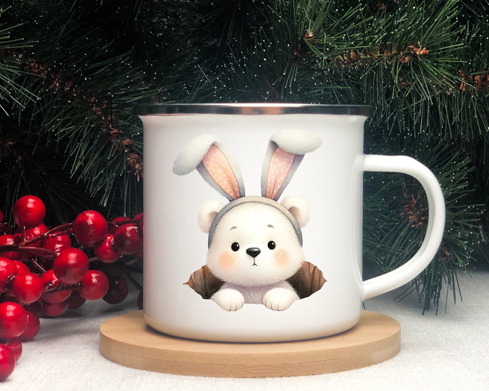 Easter Bear Clipart,easter Day Watercolor Png,cute Bears as Bunny With ...