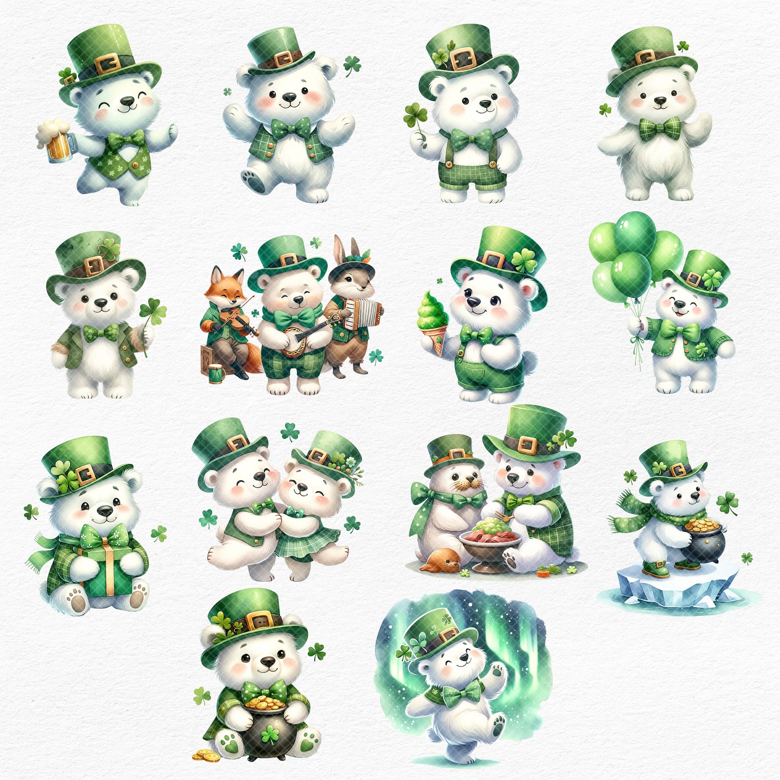 St Patrick Bear Clipart,kid St Patricks Png,st. Patrick's Day Png,bear ...