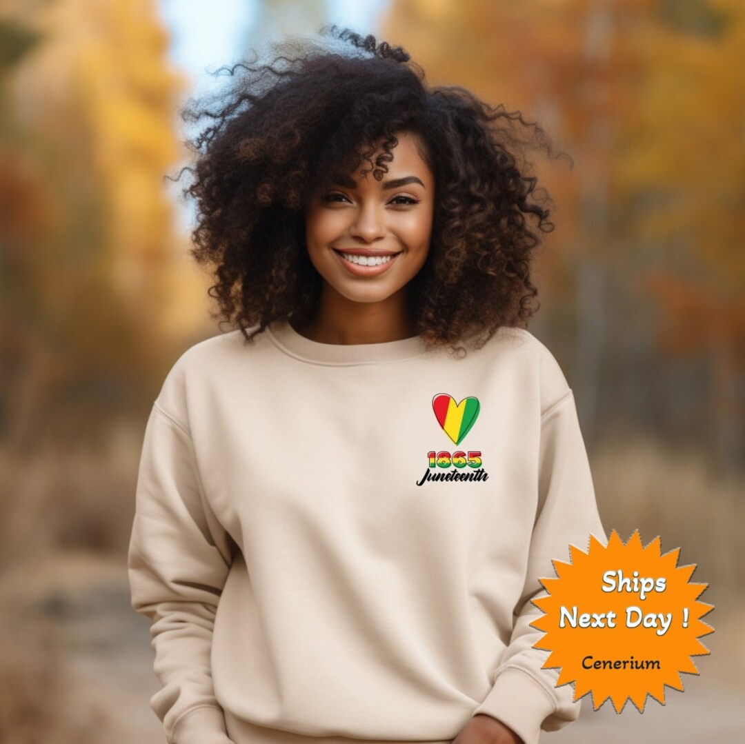 Juneteenth Sweatshirt, Juneteenth 1865 Black History Sweatshirt ...