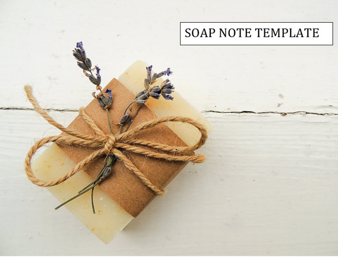 S.O.A.P. Note Template - Etsy