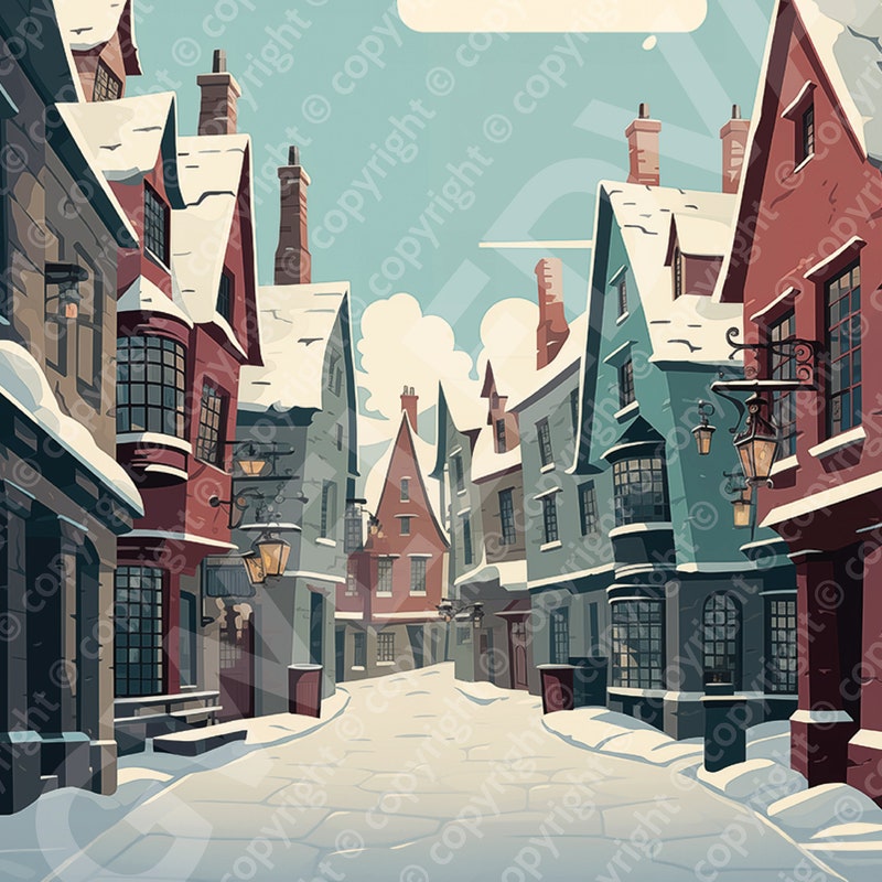 Hogsmeade Poster - Etsy