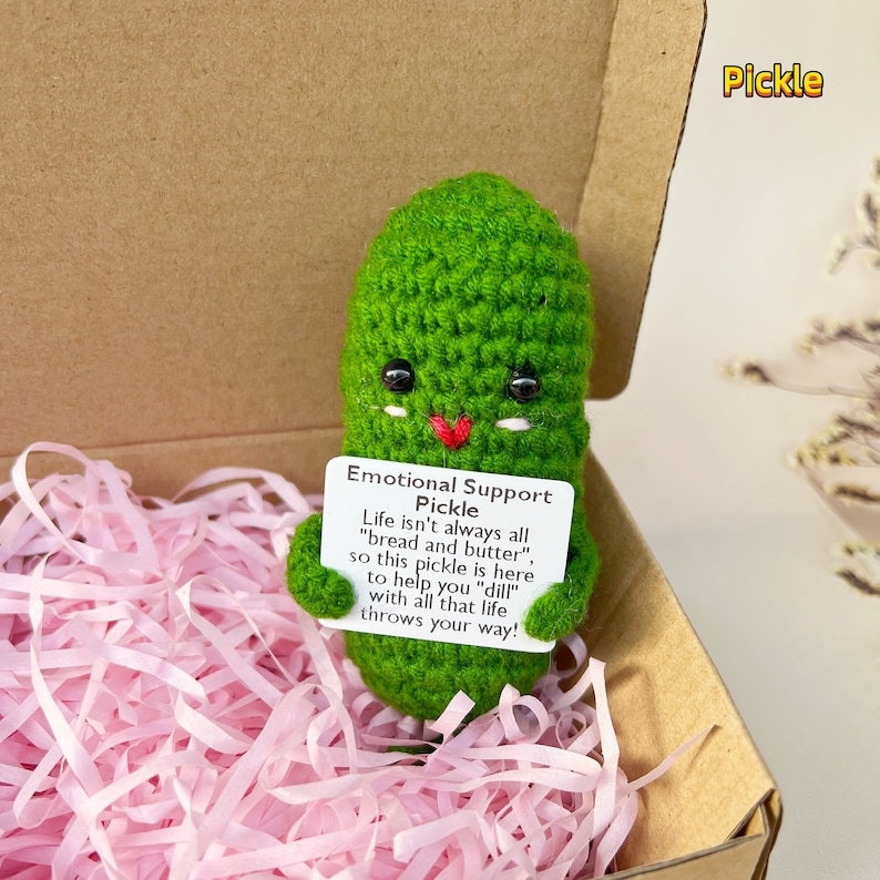 Positive Pickle Emotional Support Pickle Gift Box-positive - Etsy