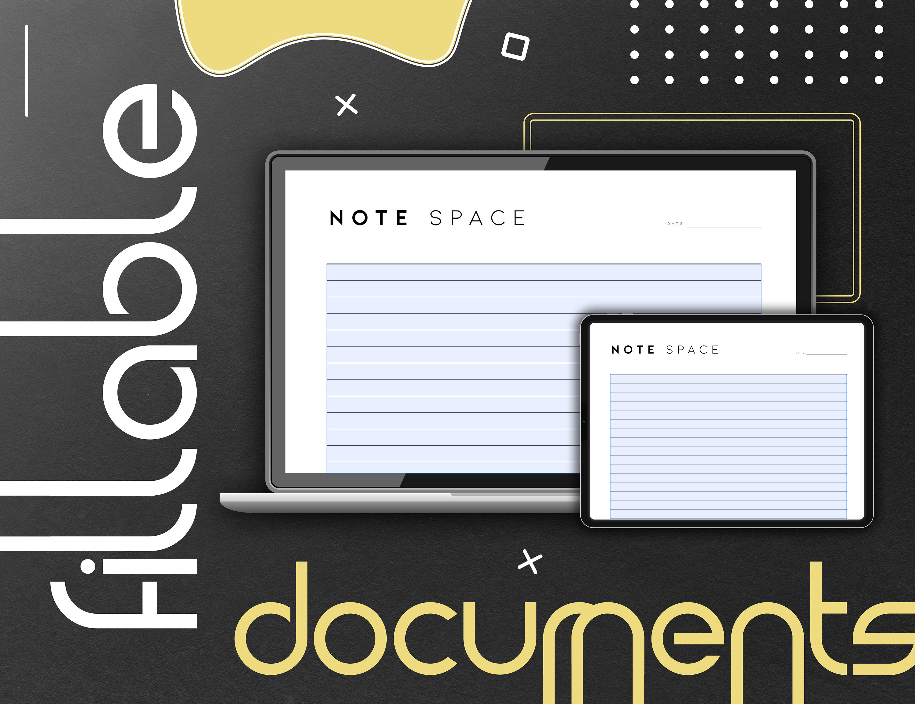 Printable Note Space Page, Notes Template, Note Taking, Writing Paper ...