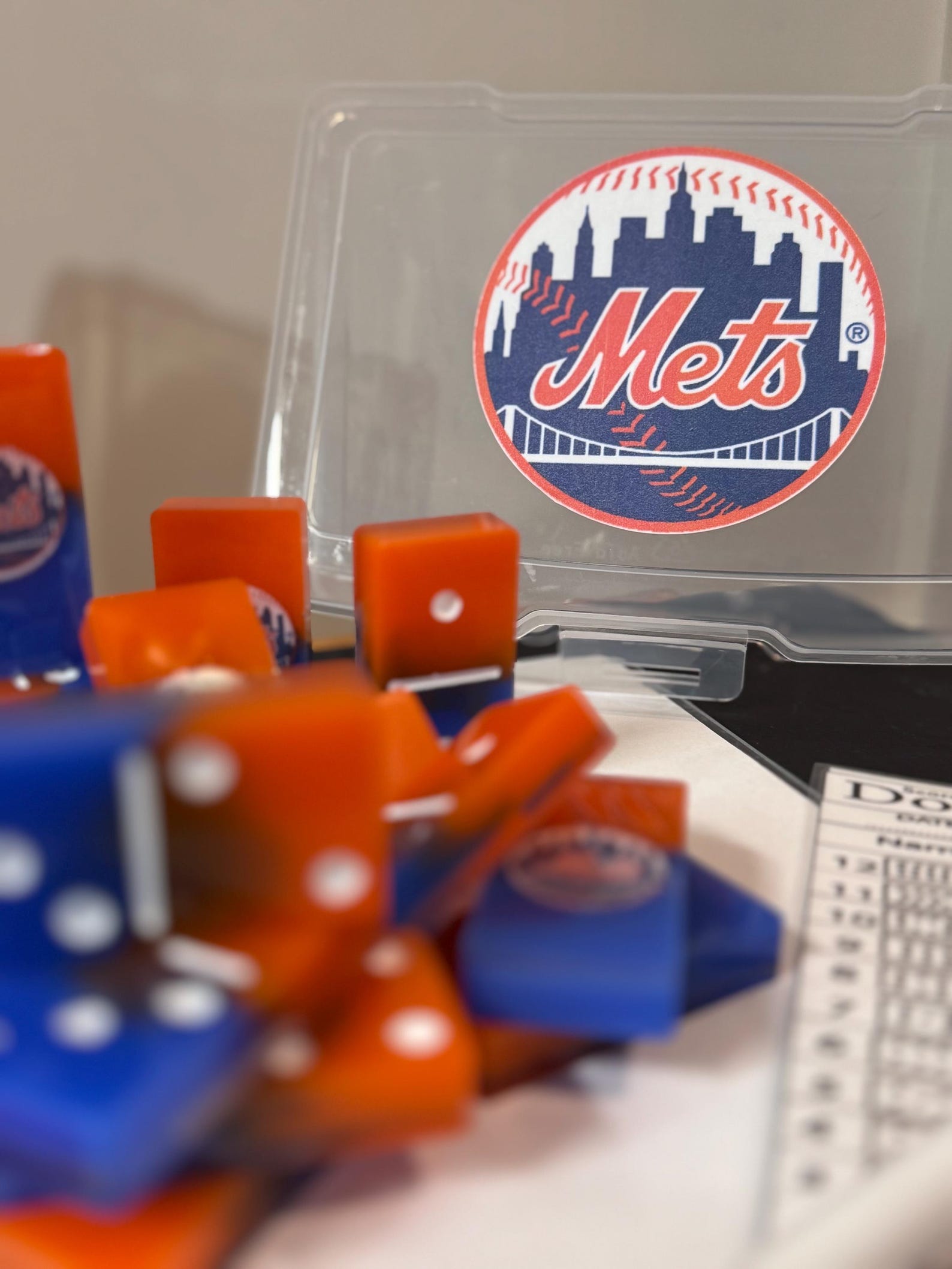 New York METS Custom Personalized Dominoes, Baseball Gift , Birthday ...