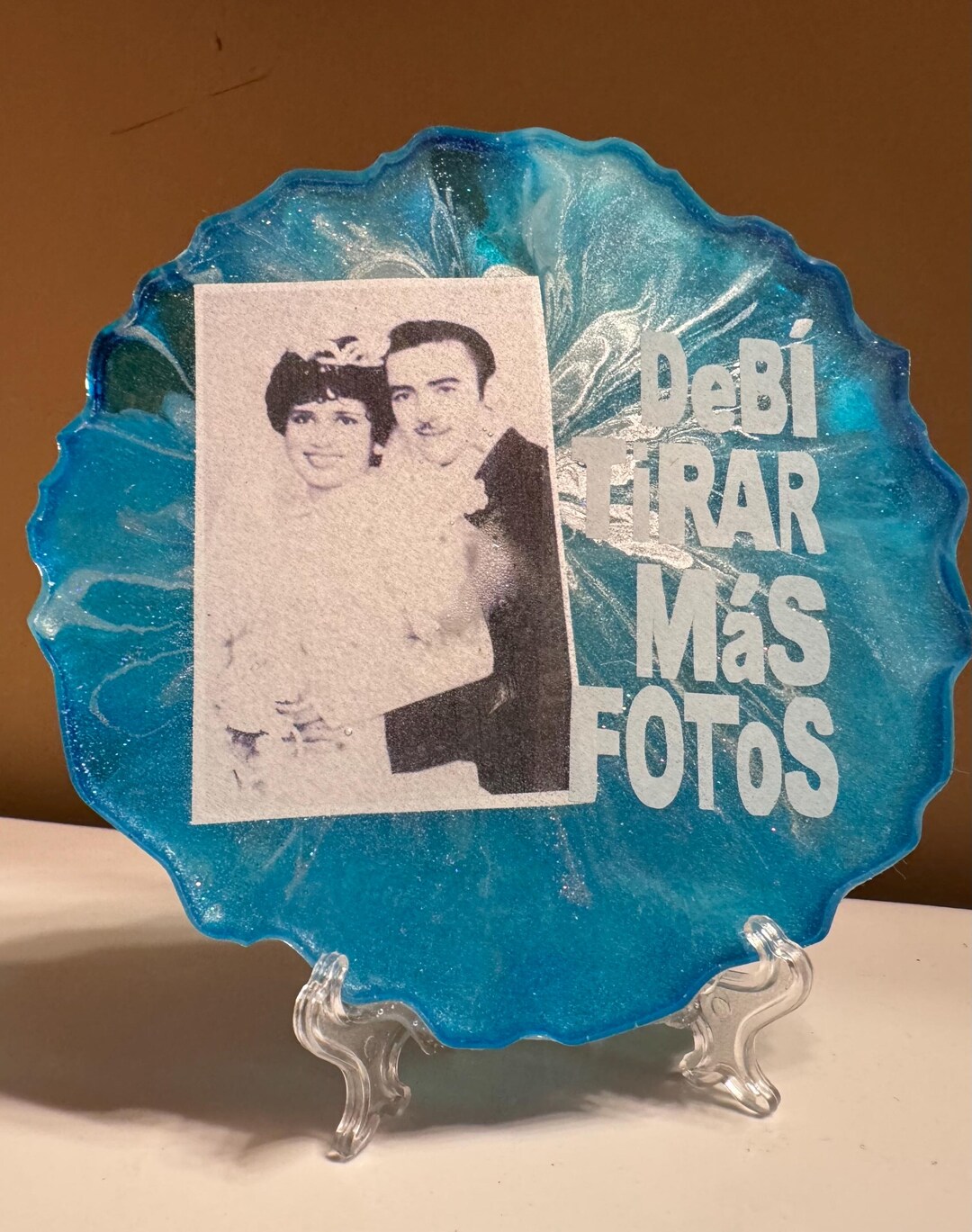 Personalized DTMF Bad Bunny Photo Frame With Stand , Debir Tirar Mas ...