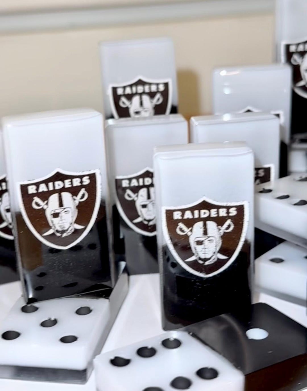 Las Vegas Raiders Custom Personalized Dominoes , Personalized Gifts ...