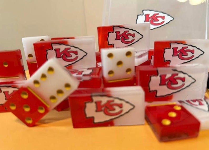 Kansas City Chiefs Custom Personalized Dominoes Personalized Gifts