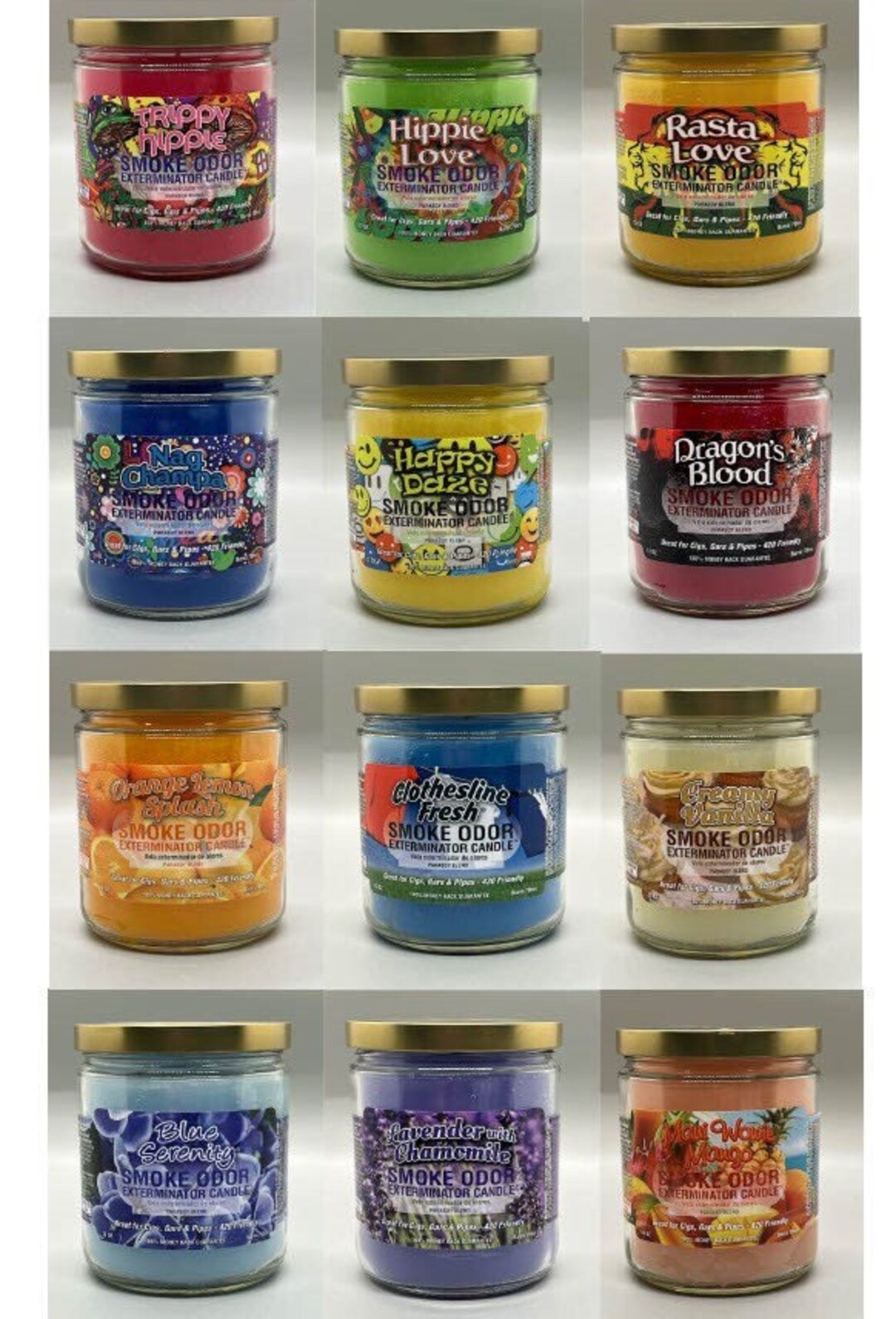 Smoke Odor Candle, Handmade, Gift Idea, Smokers Gift, Valentines Gift ...