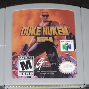 Duke Nukem 64 Video Game Cartridge N64 Nintendo 64 Working Tested - Etsy