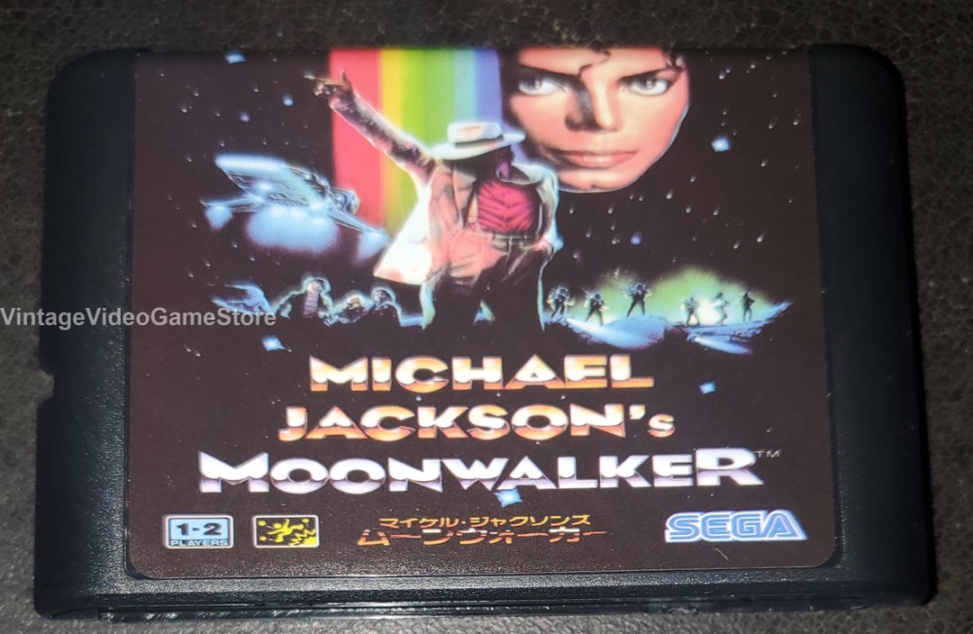 Michael Jackson's Moonwalker Game Cartridge Sega Genesis Mega Drive ...