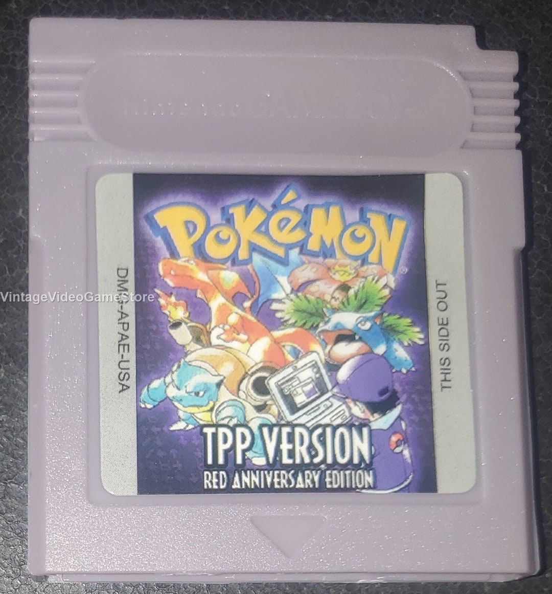 Pokemon TPP GBC Game Cartridge Rare Gameboy Color Custom ROM Unique ...