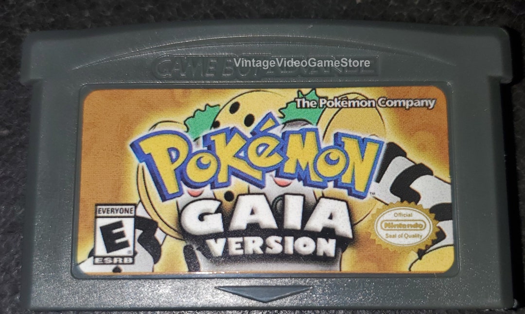 Pokemon Gaia GBA Rare Gameboy Advance Game Cartridge Custom ROM - Etsy