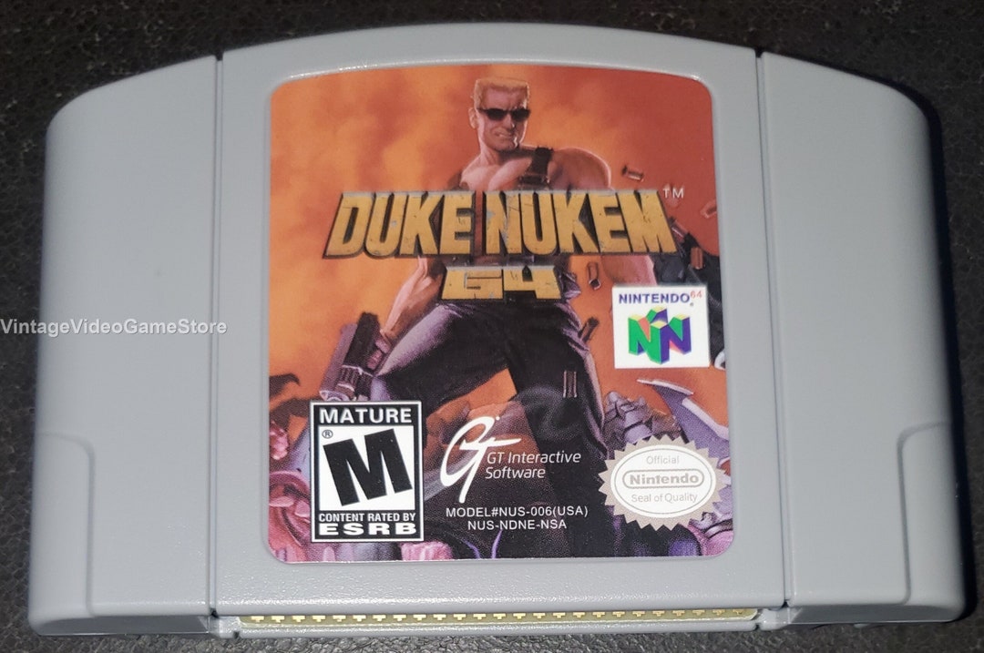 Duke Nukem 64 Video Game Cartridge N64 Nintendo 64 Working Tested - Etsy