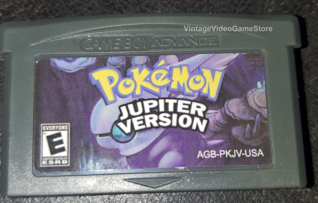 Pokemon Jupiter GBA Game Cartridge Rare Gameboy Advance Custom ROM - Etsy