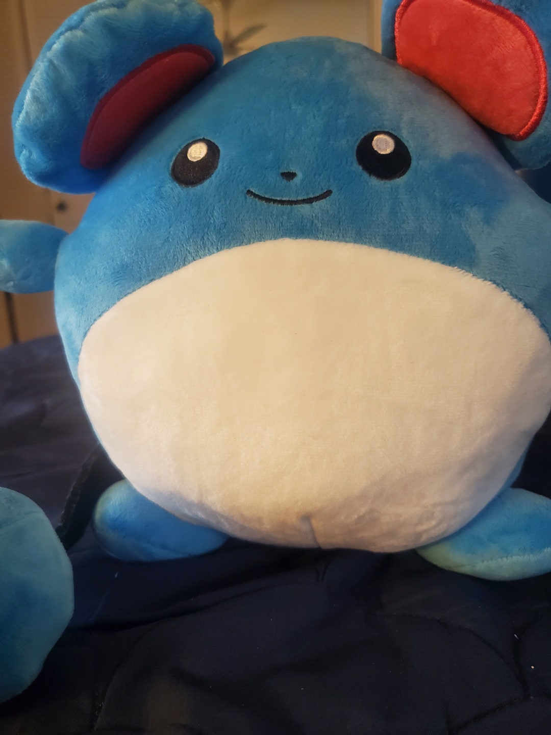 Pokemon Marill Plush Soft Stuffed Doll Toys Cute Collectible 28 CM Kids ...