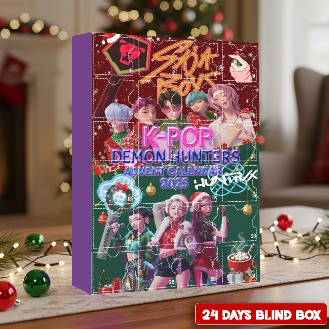 Kpop Demon Hunters Christmas Advent Calendar 2025, Christmas Advent ...