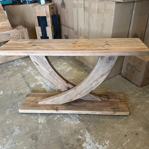 Reclaimed Wood Entry Table Console Table Rustic Entryway Console ...