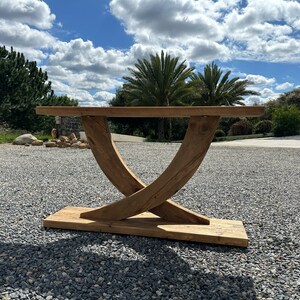 Reclaimed Wood Entry Table Console Table Rustic Entryway Console ...