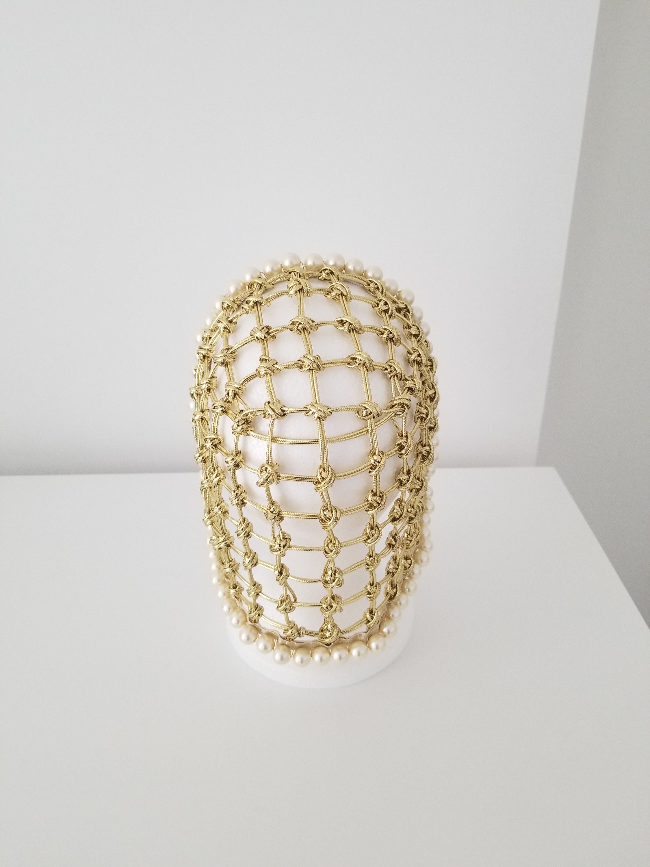 Renaissance Headpiece/ Hairnet / Headdress/ Hair Net/ Netted Caul ...