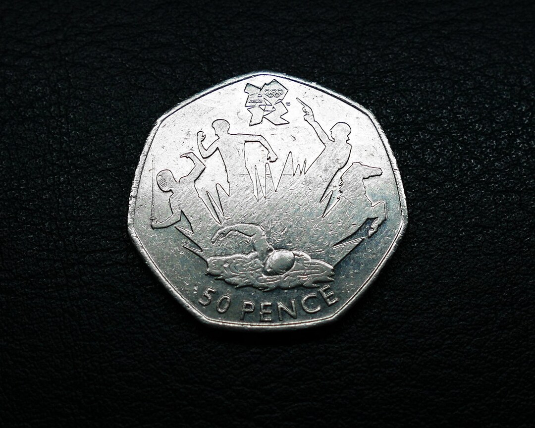 50 Pence 2011 UK British Coins - Etsy