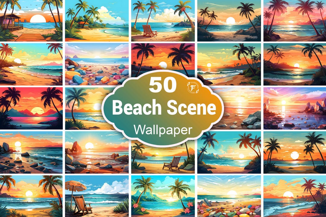 Beach Scenery Wallpaper, Tropical Beach Background, Summer Beach ...
