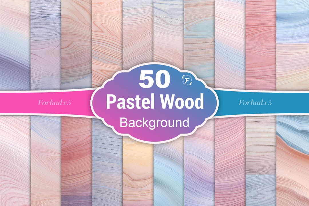 Pastel Wood Texture Background, Pastel Wooden Digital Papers, Light ...