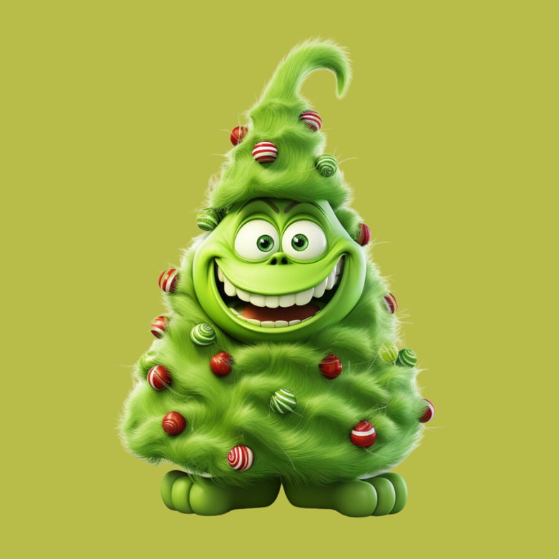 Grinch Tree PNG Clipart Grinch Png Christmas Tree Clipart Grinchmas Png ...