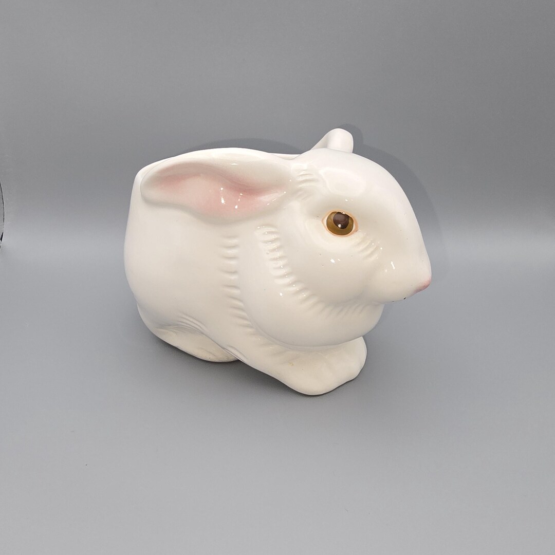 Avon Rabbit Planter/pot is Hand-painted in Brazil From the 1970s. - Etsy