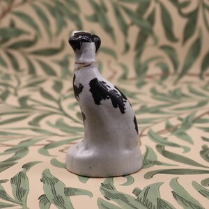 Victorian Miniature Staffordshire Model of A Seated Hound - Etsy