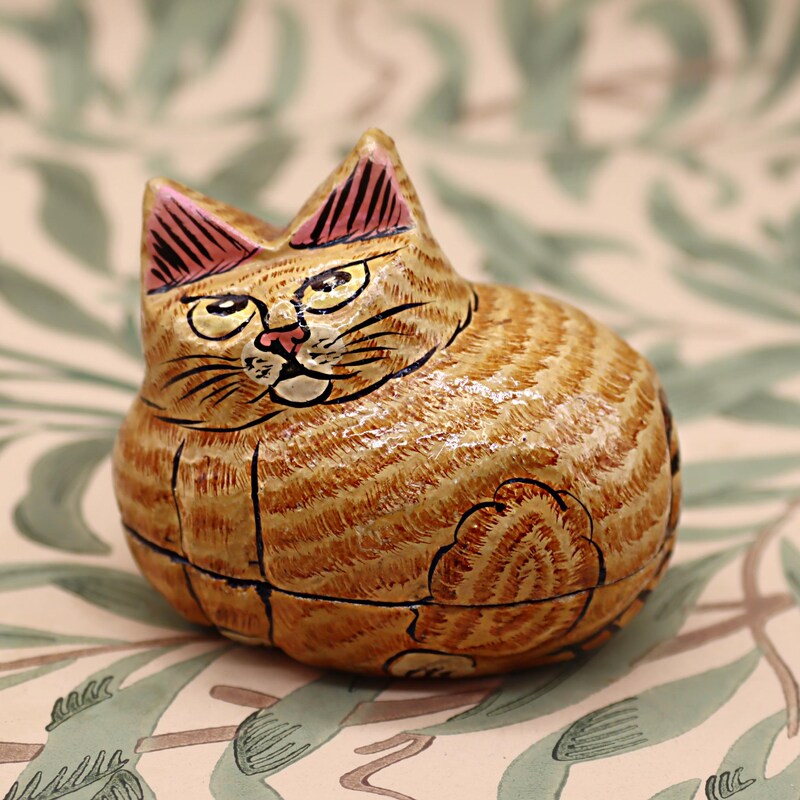 Paper Mache Cat - Etsy