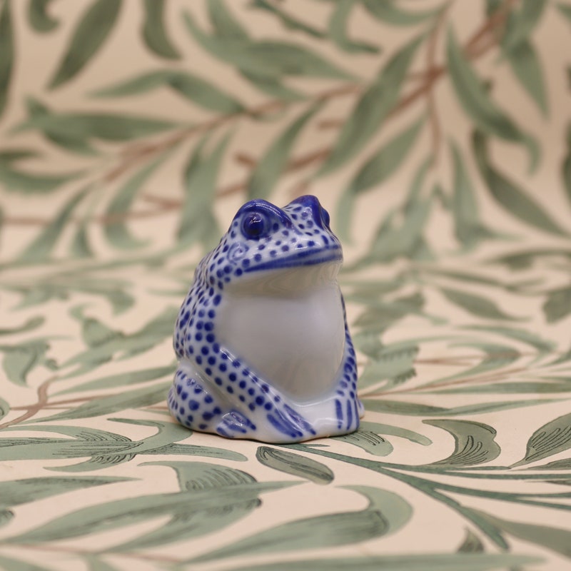 Porcelain Frog - Etsy
