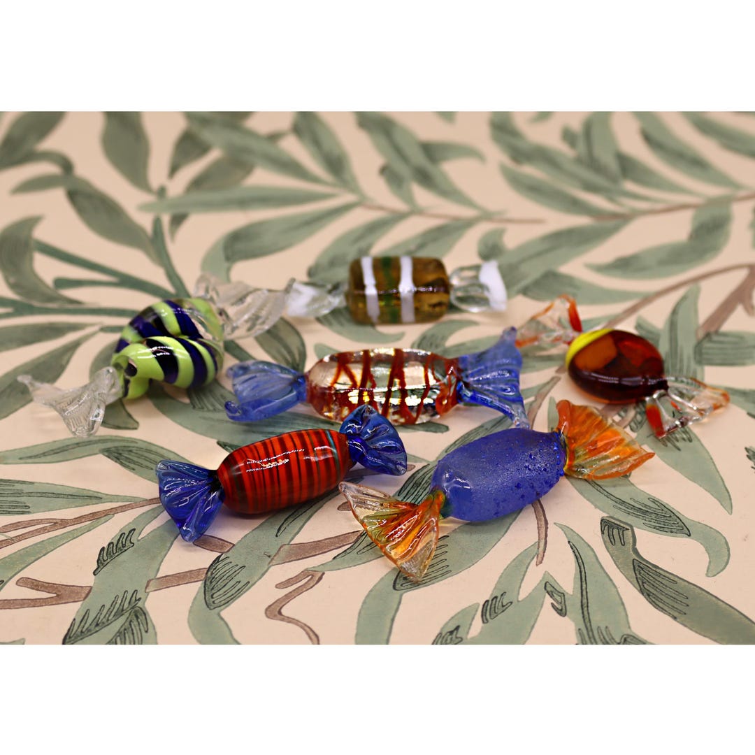 Mid Century Vintage Murano Glass Candy Sweeties Sweets Kitsch Decor X6 - Etsy