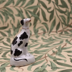 Victorian Miniature Staffordshire Model of A Seated Hound - Etsy