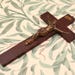 Vintage Wooden Cross With Jesus Christ Catholic Crucifix - Etsy