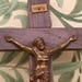Vintage Wooden Cross With Jesus Christ Catholic Crucifix - Etsy