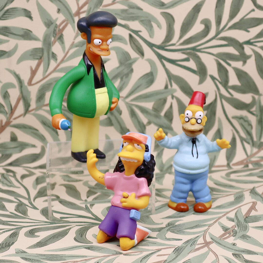 Retro Children's Apu Abe Otto Figures the Simpsons Tv Collectables ...