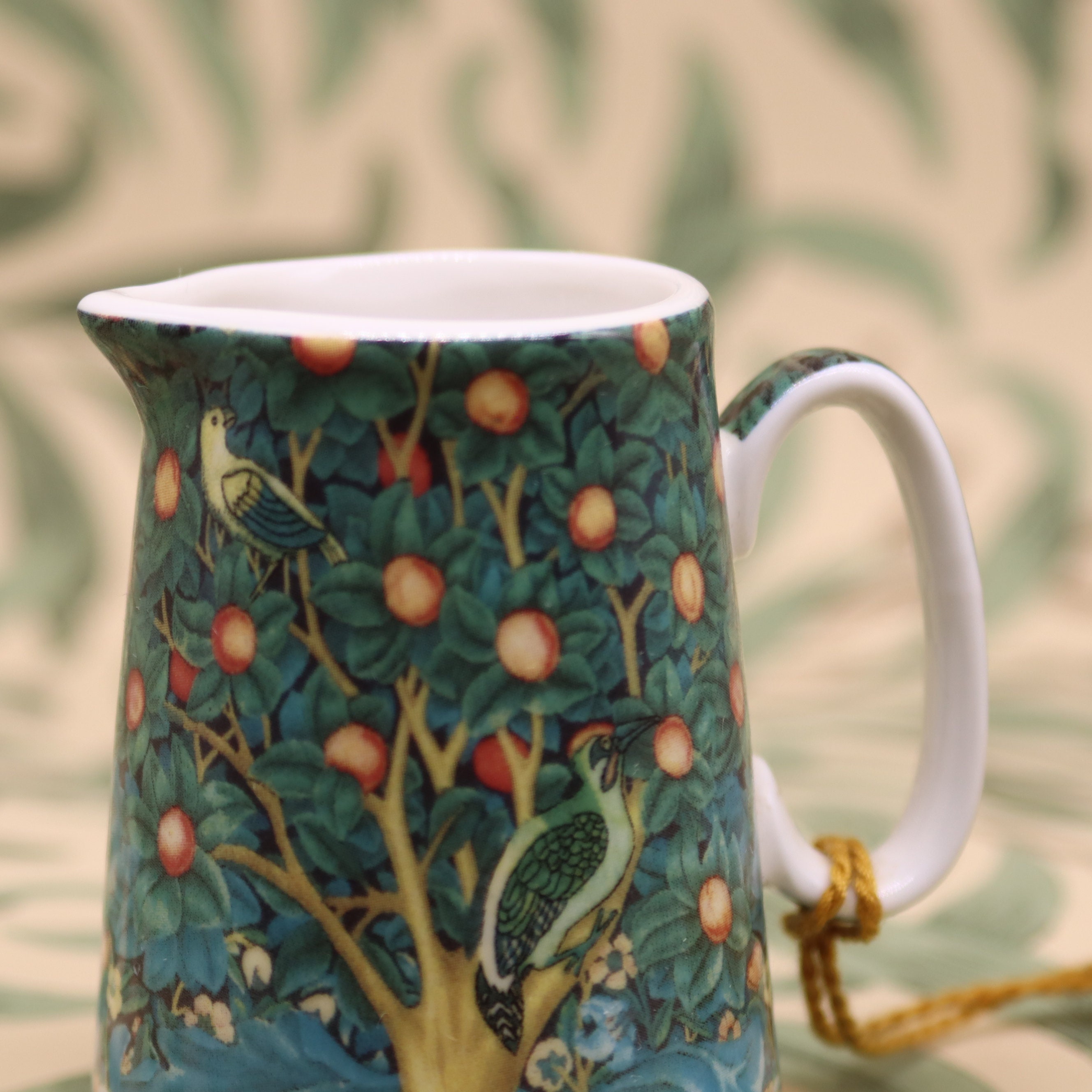 William Morris Woodpecker Birds Cream Jug Made for the Abbeydale ...