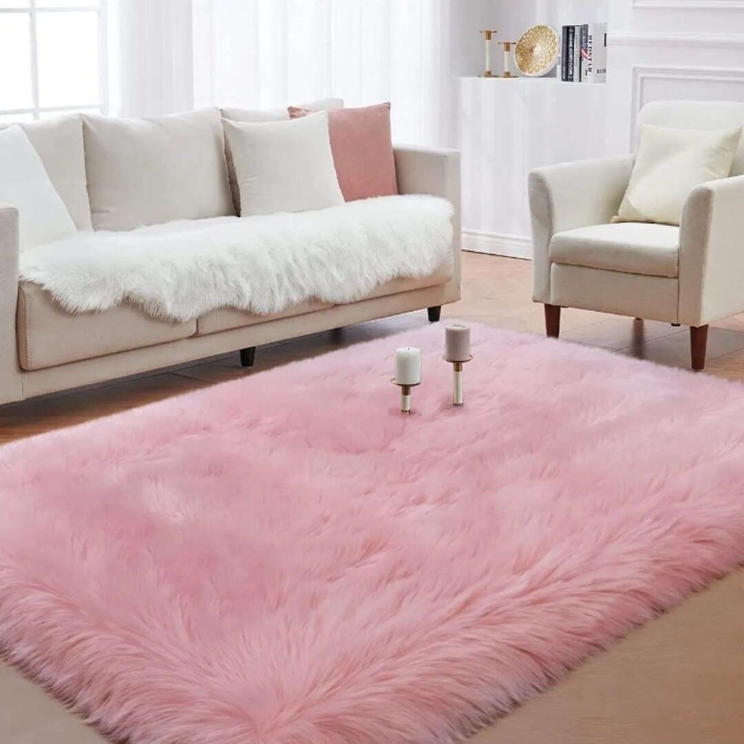 Premium Plush Carpet Soft Pink Carpet Carpet for Living - Etsy