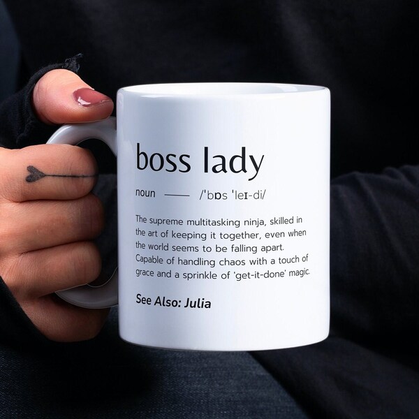 Boss Lady Mug - Etsy