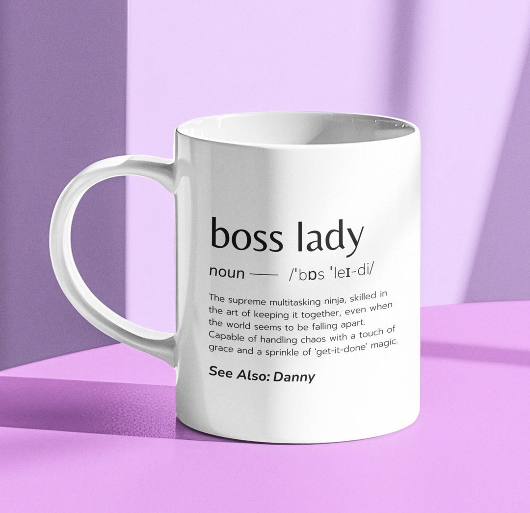 Customizable Boss Lady Mug, Girl Boss Gifts for Women, Gifts for Boss ...