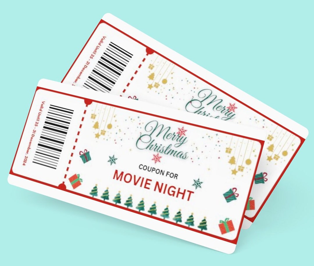 EDITABLE Christmas Coupon Book, Printable Coupon, Christmas Coupons for ...