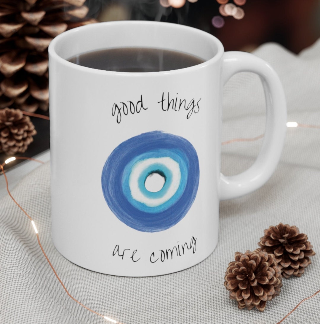 Evil Eye Mug Bohemian Spiritual Protective Good Luck Stylish - Etsy UK