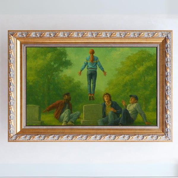 Strangers Things Painting - Etsy