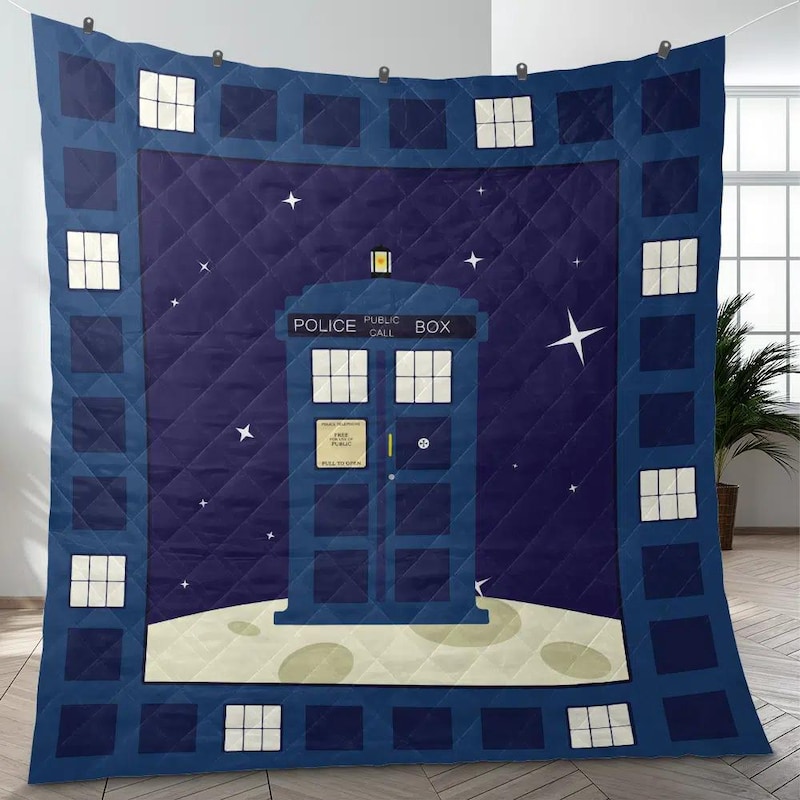Tardis Quilt - Etsy