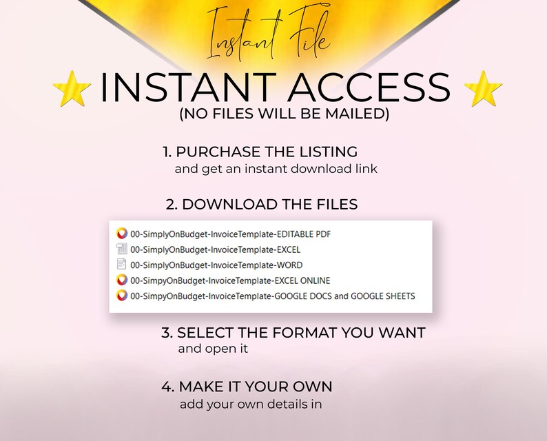 INVOICE TEMPLATE Spreadsheet Google Sheets Custom Excel, Word, Excel ...