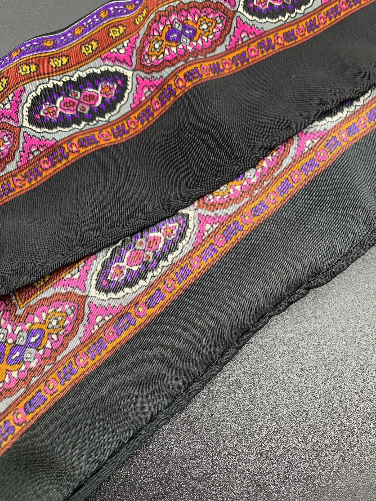 Vintage Paisley Scarf - Italian Girl Style - Hippie/boho/ 1970s Bandana ...