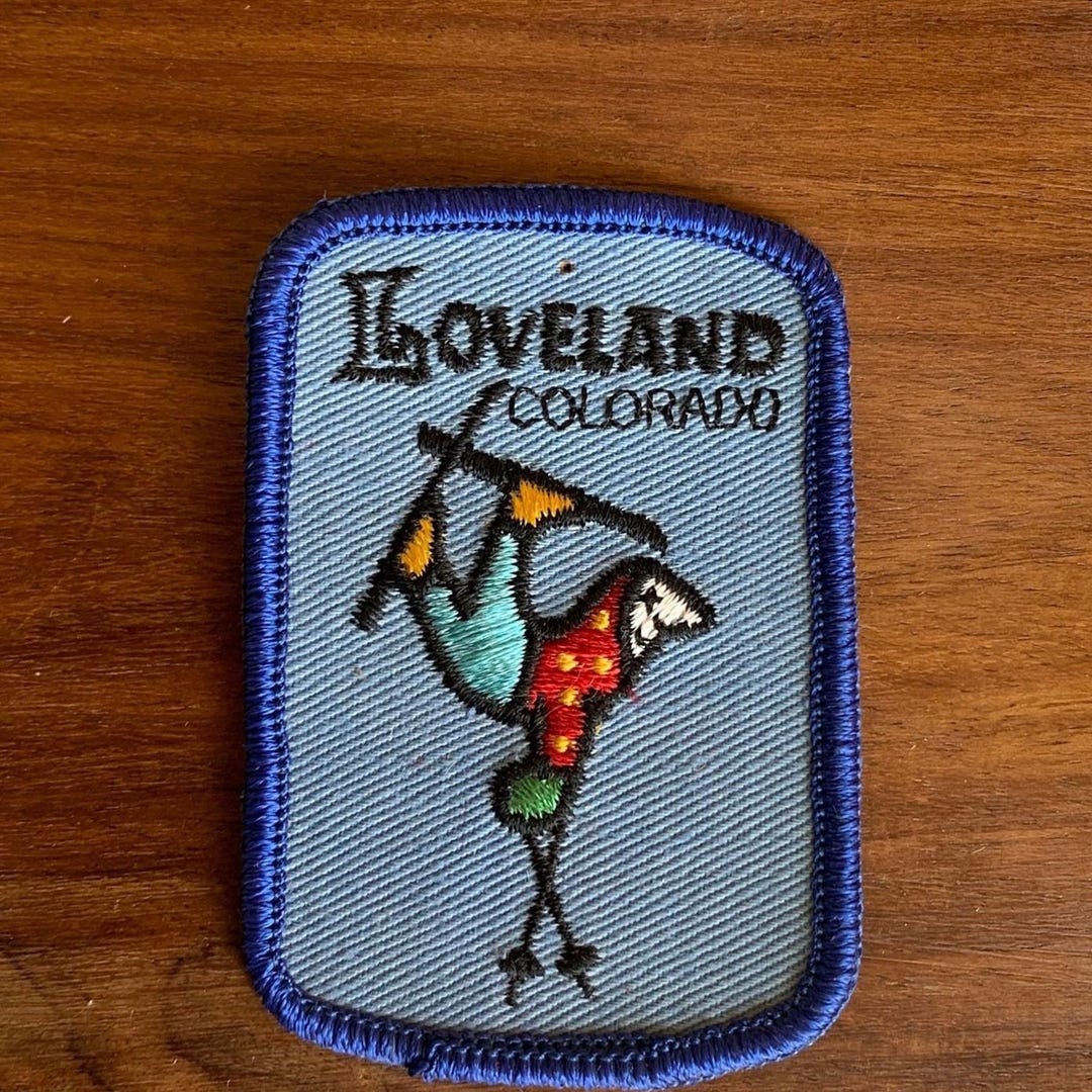 Vintage ‘loveland Colorado’ Ski Resort Patch - Circa 1970s - Etsy