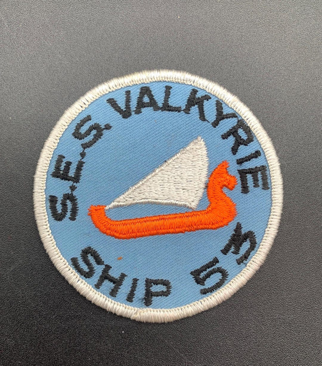 Vintage S.E.S. Valkyrie Ship 53 Patch - Circa 1953 Military Navy Patch ...